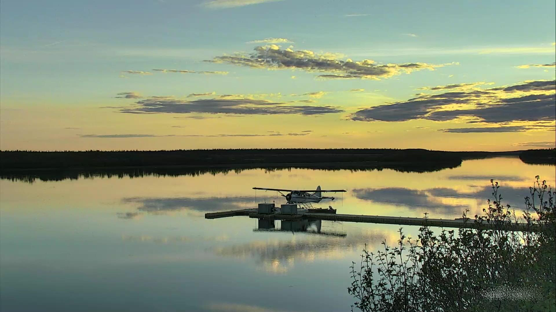 Naknek River Sunset Cam - live sunset camera in Alaska | Explore.org